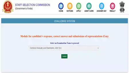 SSC CGL 2023 tier one answer key objection ends today, find details ...